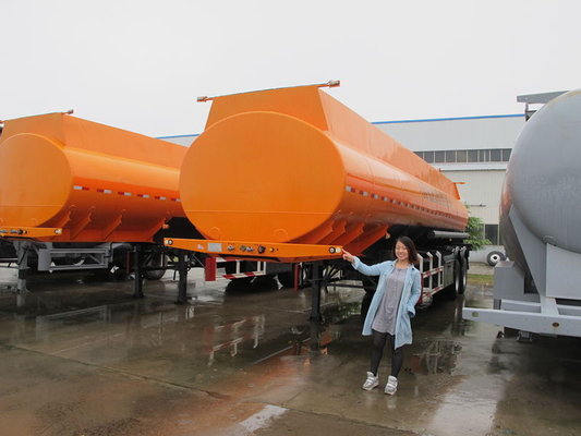 CIMC 40000 45000 50000 liters optial  tri axle fuel tank semi trailer