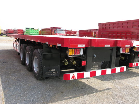 3 axle 40ft 40 tons capacity flatbed trailer - cimc vehicle