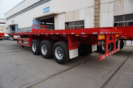3 axle 40ft 40 tons capacity flatbed trailer - cimc vehicle