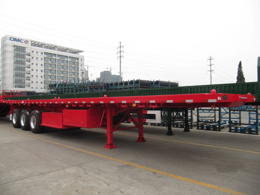 3 axle 40ft 40 tons capacity flatbed trailer - cimc vehicle