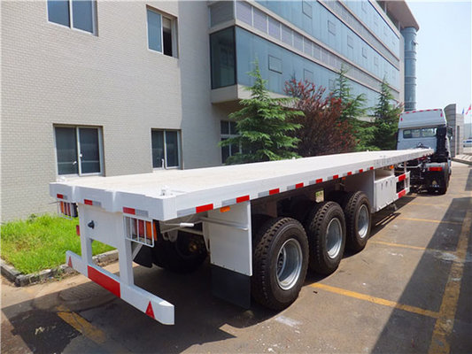 3 axle 40ft container flatbed trailer for sale  -CIMC VEHICLE
