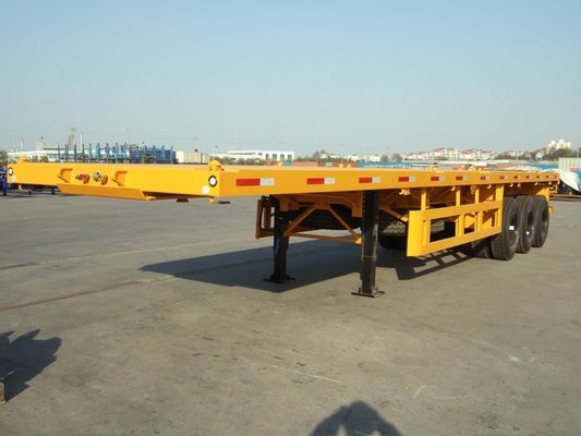 flatbed container 40ft  3 axle semi trailer | CIMC VEHICLE