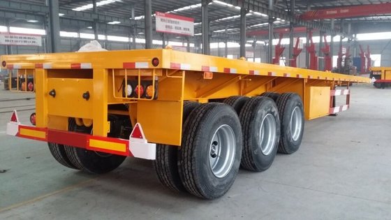 flatbed container 40ft  3 axle semi trailer | CIMC VEHICLE