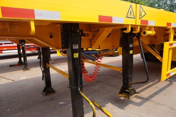 flatbed container 40ft  3 axle semi trailer | CIMC VEHICLE