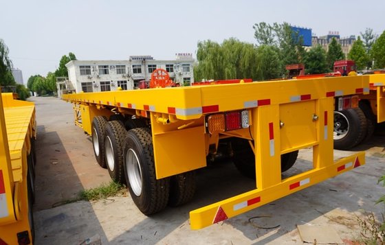 3 axles 40ft  extendable container  trailer  - CIMC VEHICLE