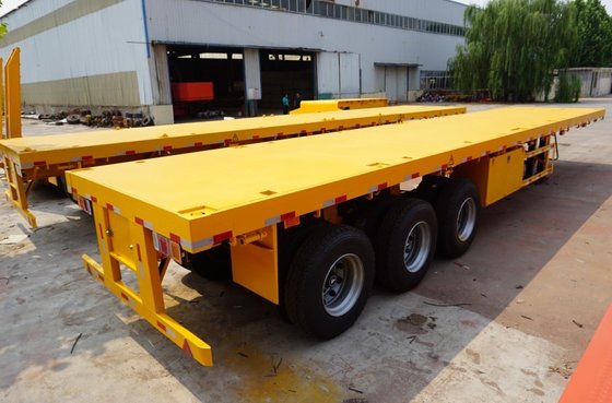 3 axles 40ft  extendable container  trailer  - CIMC VEHICLE