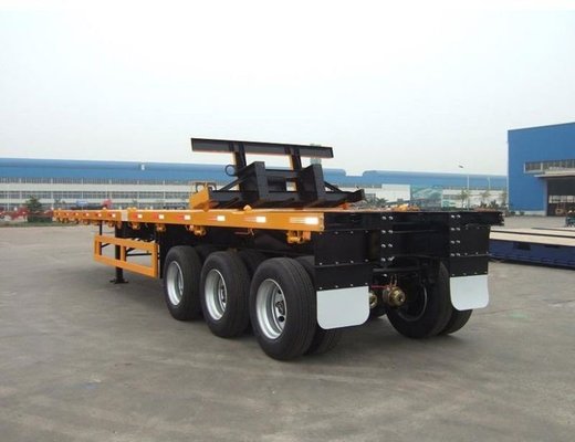 tri-axle  40ft container flatbed trailer - CIMC VEHICLE