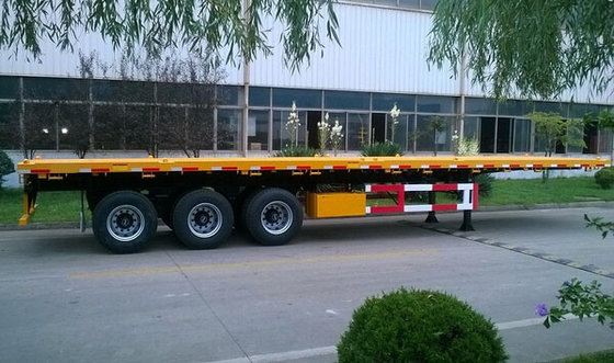 tri-axle  40ft container flatbed trailer - CIMC VEHICLE