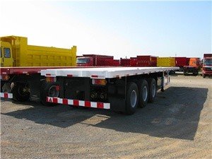 40ft flatbed trailer with container twist locks | CIMC VEHICLE