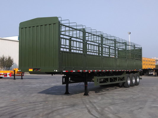 three axle 40ft container side loader container transport semi trailer - CIMC VEHICLE
