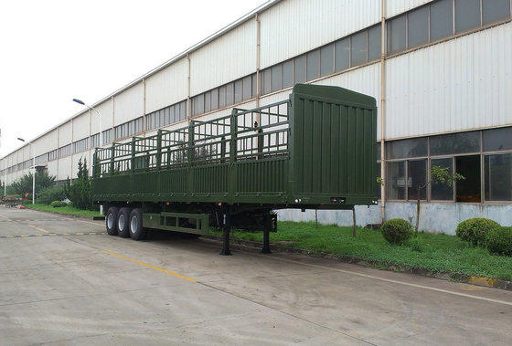 three axle 40ft container side loader container transport semi trailer - CIMC VEHICLE