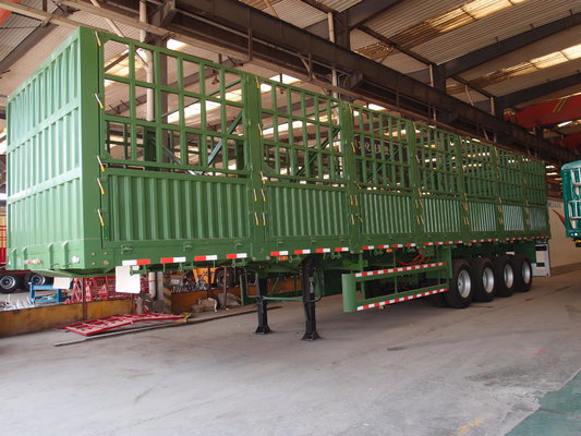 three axle 40ft container side loader container transport semi trailer - CIMC VEHICLE