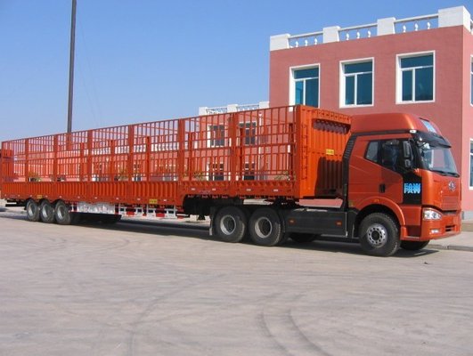 12 meter long truck semi-trailer  wall side semi trailer - CIMC VEHICLE