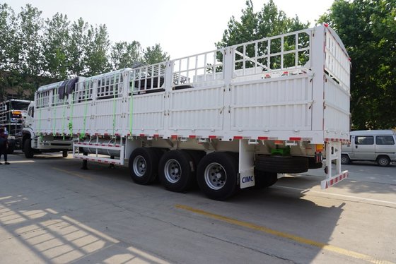 Bulk Cargo Transport Flat Pack Trailers With Front Wall  - CIMC VEHIClE