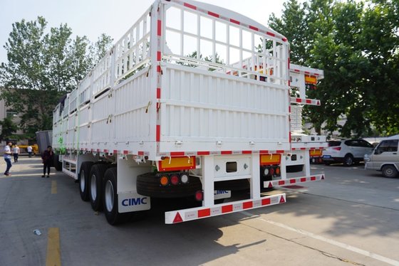Bulk Cargo Transport Flat Pack Trailers With Front Wall  - CIMC VEHIClE
