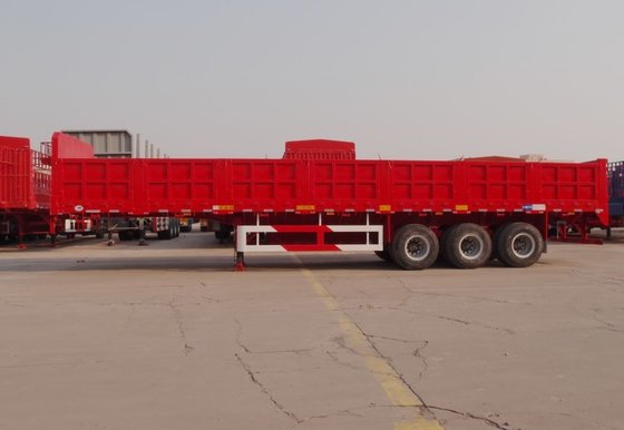 3 axle cargo semi trailer fence semi trailer in truck trailer - CIMC VEHICLE