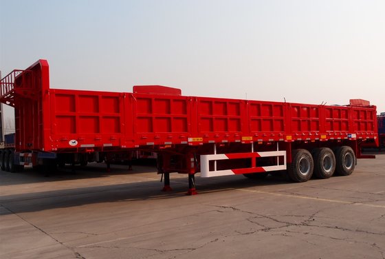 3 axle cargo semi trailer fence semi trailer in truck trailer - CIMC VEHICLE