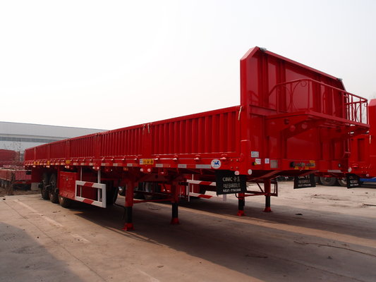 3 axle cargo semi trailer fence semi trailer in truck trailer - CIMC VEHICLE