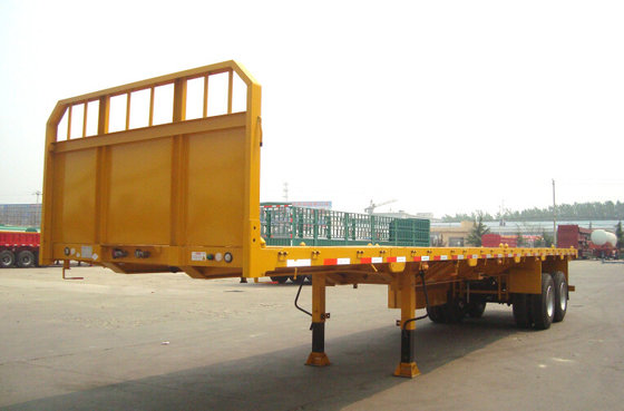 container flatbed semi-trailer with bulkhead  for sale - CIMC VEHICLE