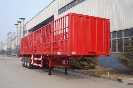 40T flatbed semi trailer  Side Wall Semi-Trailer - CIMC VEHICLE