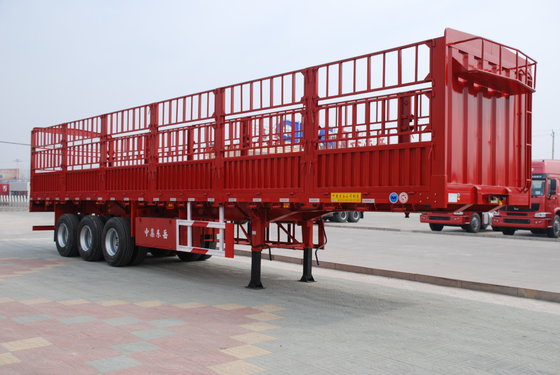 40T flatbed semi trailer  Side Wall Semi-Trailer - CIMC VEHICLE