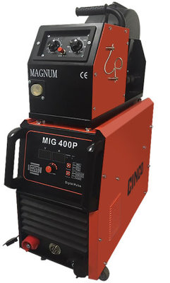 MIG400P PULSE MIG Welding Machine For Aluminum / 3 Phase MIG Welder