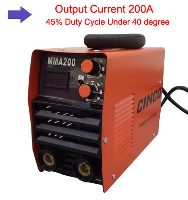 MMA 200 Inverter Welder / Aluminum Welding Equipment For Automobile Maintenance