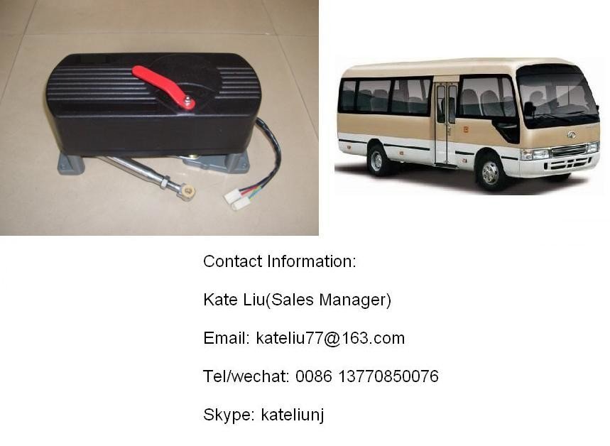 12v/24v,low working current, electric folding bus door pump for E-jeepney bus in Philippines(BDM100)