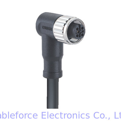 12 Poles Circular Cable Connectors IP67 M12 Field Wireable Connector A Coding