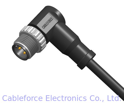 Presa di alimentazione circolare resistente UV, connettore maschio di Pin M12 4 per Ethernet