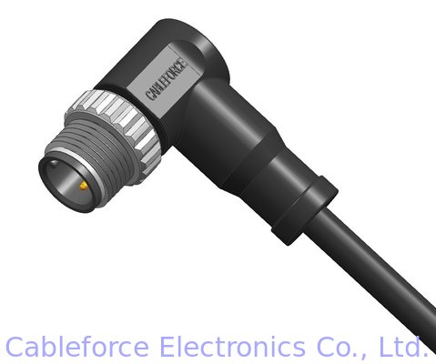 M12 connettore circolare con la vite di CNC, connettore maschio di Pin IP67/IP68 3