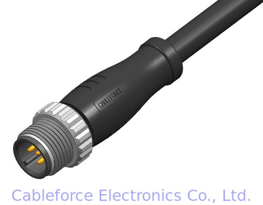 Connettore maschio di Pin ODM/dell'OEM M12 5, micro connettori elettrici dei servomotori