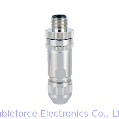 Field Wireable Plug M12 Plug Connector Male 5 Pin A - Coding EMC Shielded