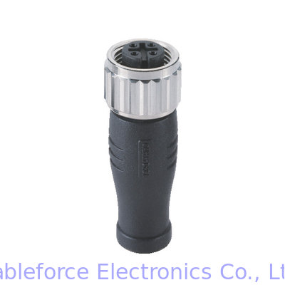 resistenza del terminatore del connettore maschio di Pin di 120Ω M12 5 con la vite di CNC/vite di plastica