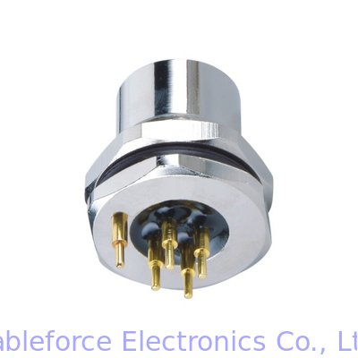 Connettore contabilità elettromagnetica schermato, tipo 5 fermaglio di Profibus M12 del PWB di Pin con il cavo del PVC