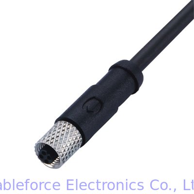 Una femmina impermeabile di 3 connettori elettrici di Pin ha modellato con i pp/cavo del silicone