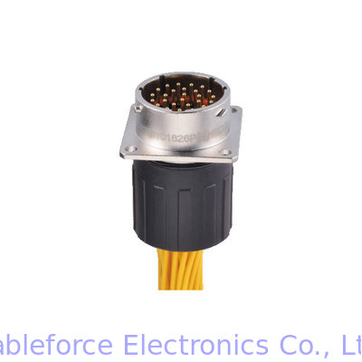 Panel Receptacle Amphenol Circular Connectors 26 Pin Flange Panel Mounting OEM / ODM