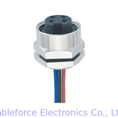 Mini Change Panel Mount Connector Female Plug UV Resistant For Industrial Instrumentation