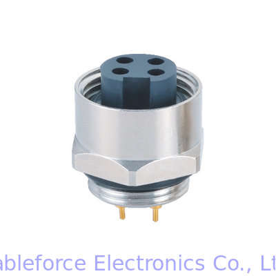 Mini Change Panel Mount Connector Female Plug UV Resistant For Industrial Instrumentation
