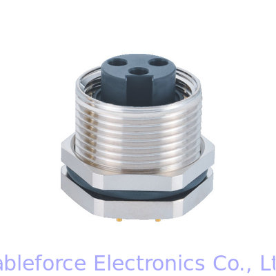 Mini Change Panel Mount Connector Female Plug UV Resistant For Industrial Instrumentation