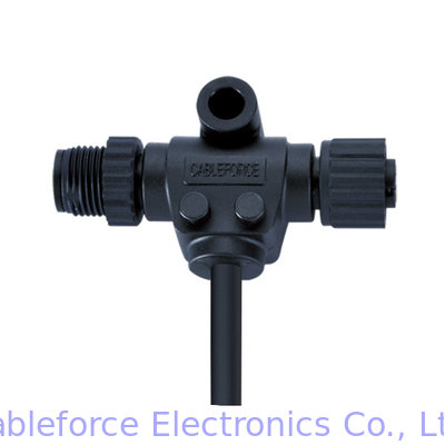 Connettori di plastica 60V 4A della vite NMEA 2000 con la linea di goccia prodotto chimico resistente