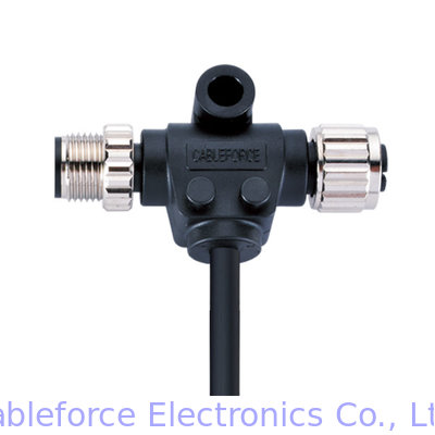 Connettori di plastica 60V 4A della vite NMEA 2000 con la linea di goccia prodotto chimico resistente