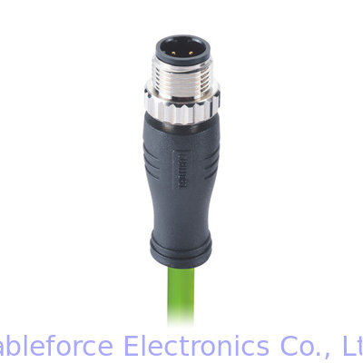 8 Poles Ethernet Cable Connectors Gold Plated UV Resistant With PVC Cable