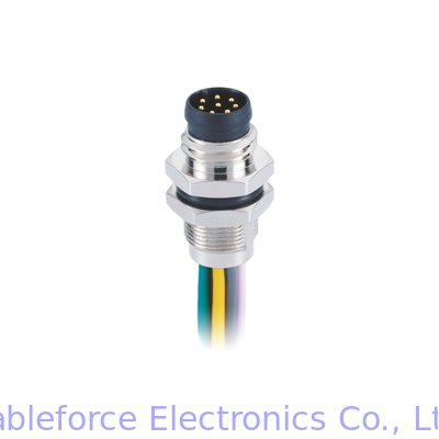 Resistente UV di Pali della macchina fotografica M8 del maschio industriale 8 del connettore circolare un IP67/IP68 di codifica