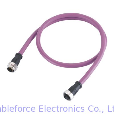 Resistente UV della spina femminile del sensore, un connettore rotondo IP67/IP68 di 5 Pin
