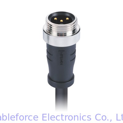 Connettori elettrici miniatura a 7/8 pollici, PIN della spina maschio 3 con il cavo elettrico 16AWG