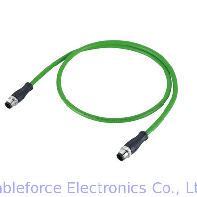 Il maschio ai connettori di cavo maschii di Ethernet di Cordsets ha modellato con il cavo di lan del gatto 5e di 3M 10FT SFTP