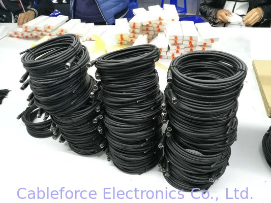 I connettori di cavo circolari di Un-codifica femminile di IP67 M12 8pin con il PVC cablano la vite di metallo