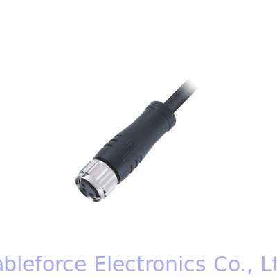 Connettore circolare impermeabile diritto M8 24AWG/0.25mm di Pin della femmina 3