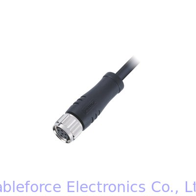 connettore di cavo femminile di 30V IEC61076-2-104 IP67 M8 6pin per il sensore